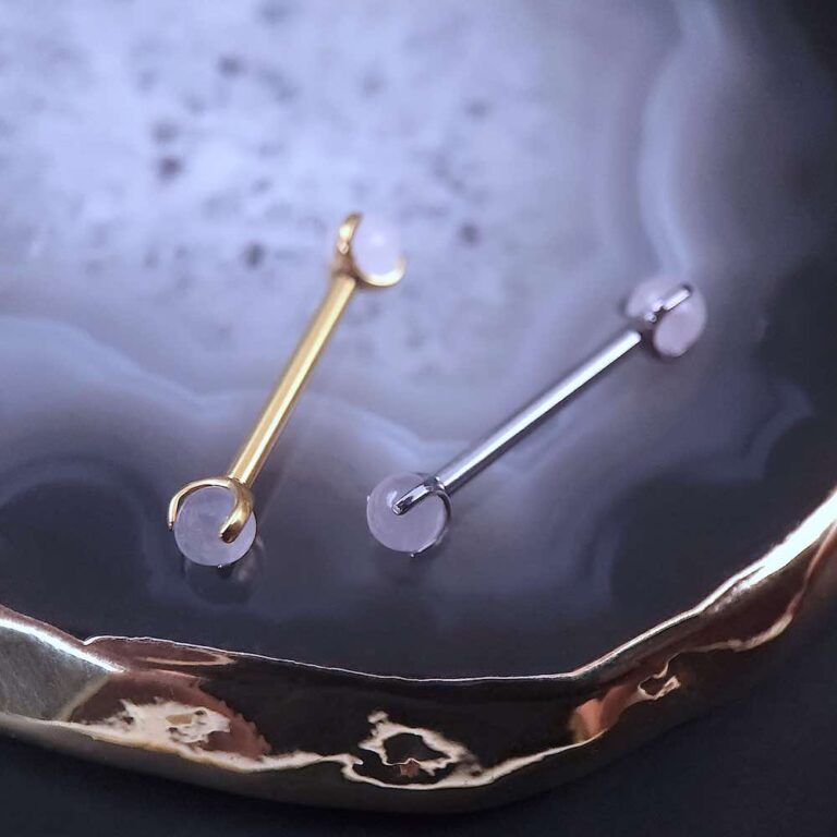 Cloudy Pink Magic Piercing Tétons - Maedusa Body Jewelry
